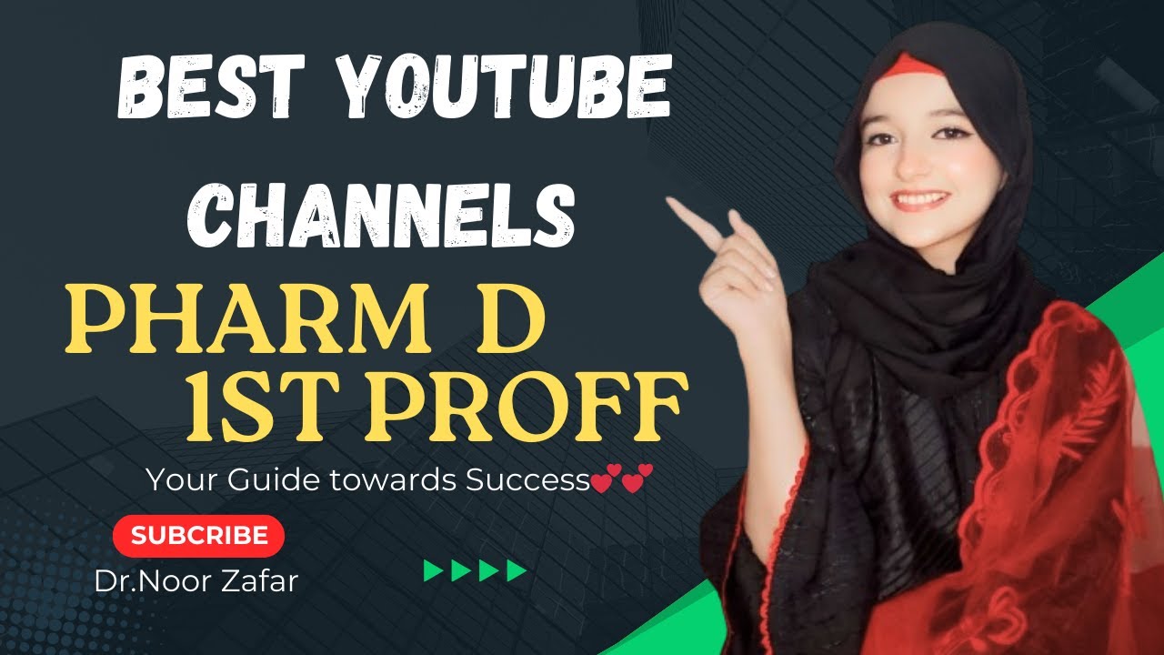 Top Youtube Channels for Pharm D 1st Year | 1st Proff Pharmacy | Dr ...