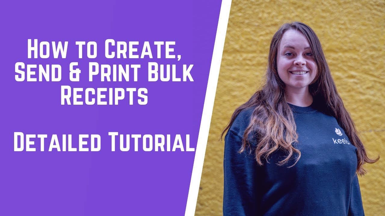 How to Create, Print & Send Bulk Receipts - Detailed Tutorial - YouTube