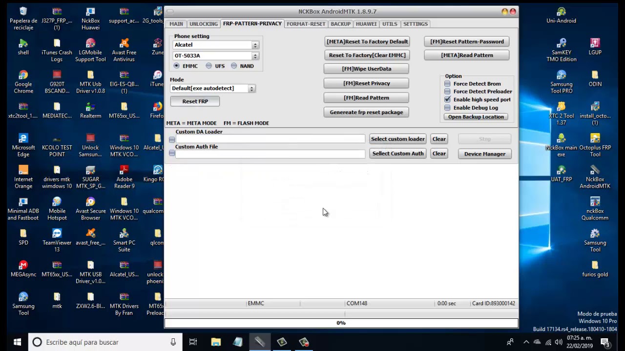 FRP Alcatel 5033A con NCK Modulo AndroidMtk - YouTube