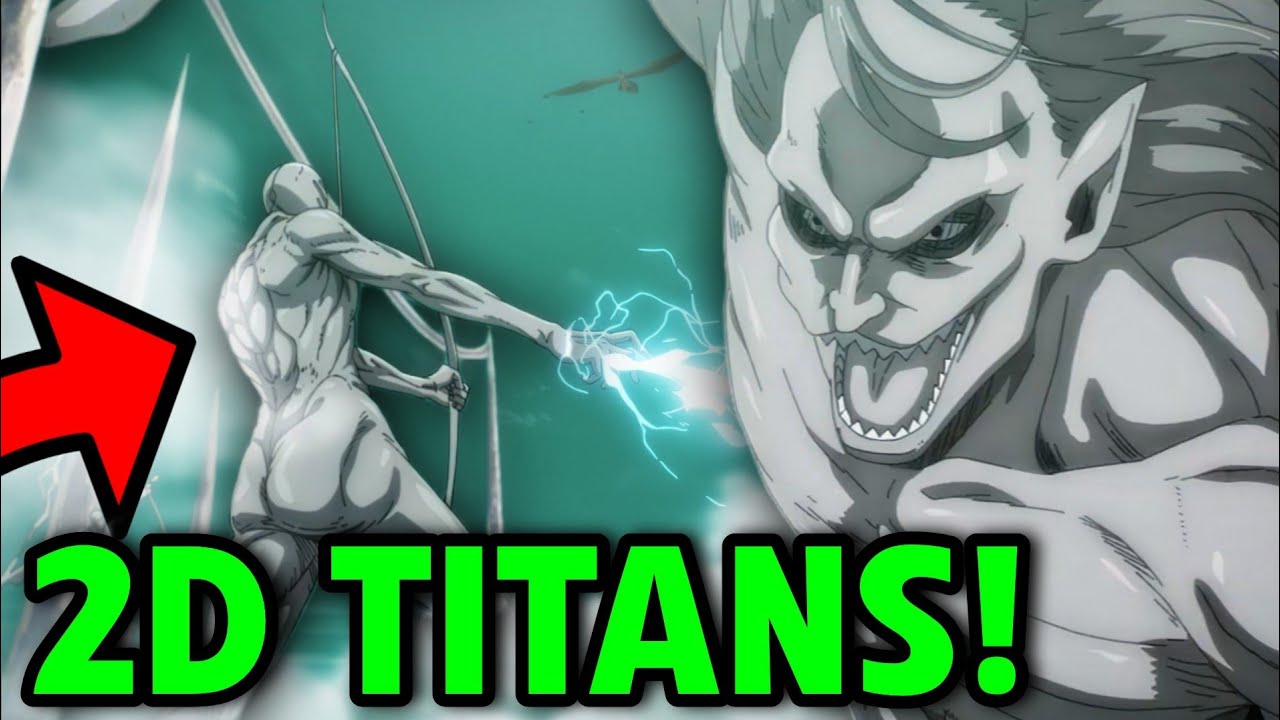 THESE ANCIENT TITANS ARE ACTUALLY 2D HANDRAWN? | Attack on Titan The ...