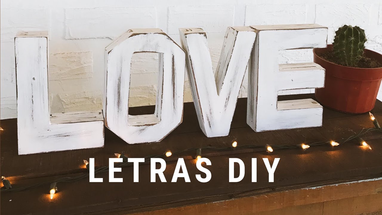 COMO HACER LETRAS GRUESAS EN MDF O TRIPLAY - YouTube