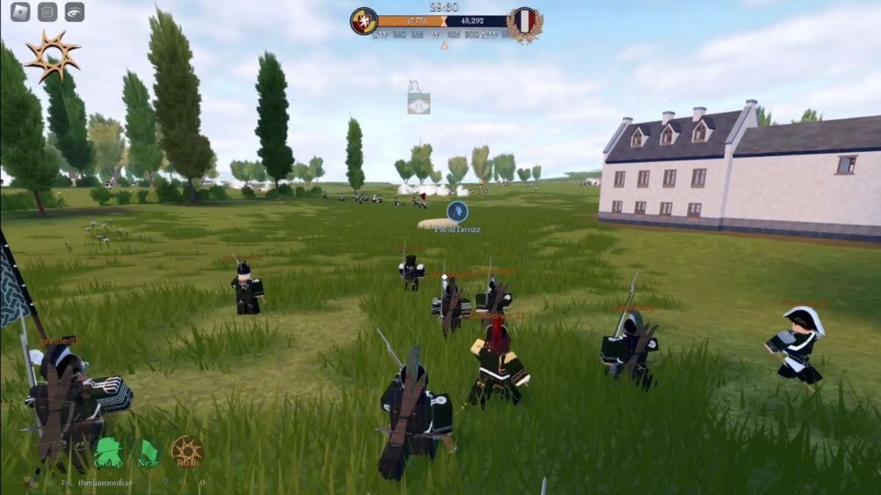 Roblox Napoleonic Wars Gameplay (Kingdom of Andour VS Empire Français ...