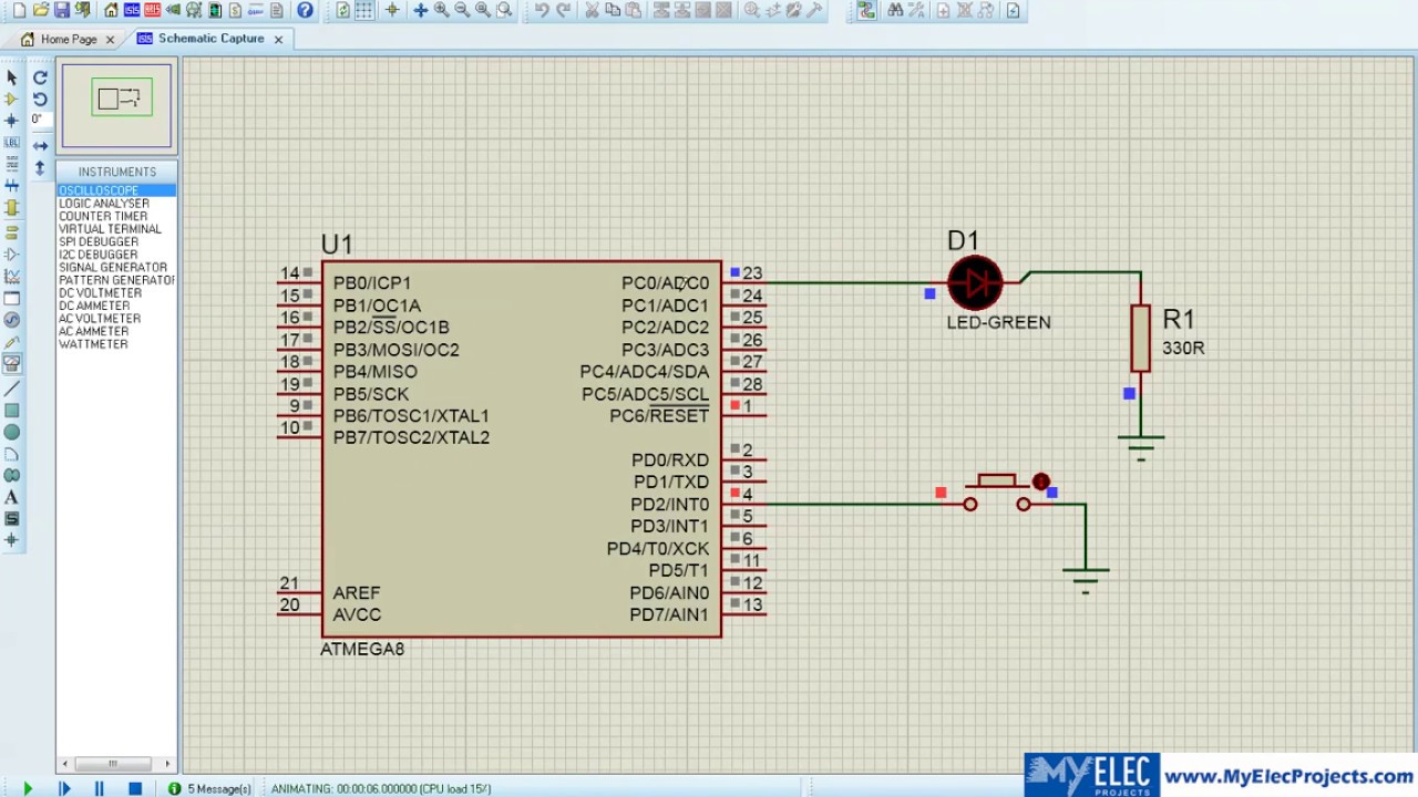 Interrupt Project 1 Part 2 Avr Microcontroller Design Tutorials Youtube