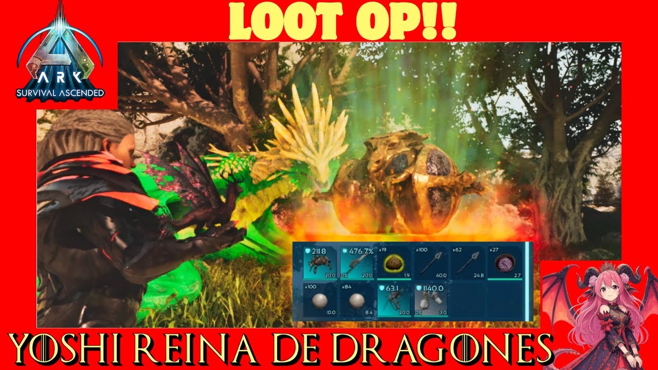 LOS DRAKELING TE DAN COFRES DEL TESORO LLENOS DE LOOT OP!! | ARK ...