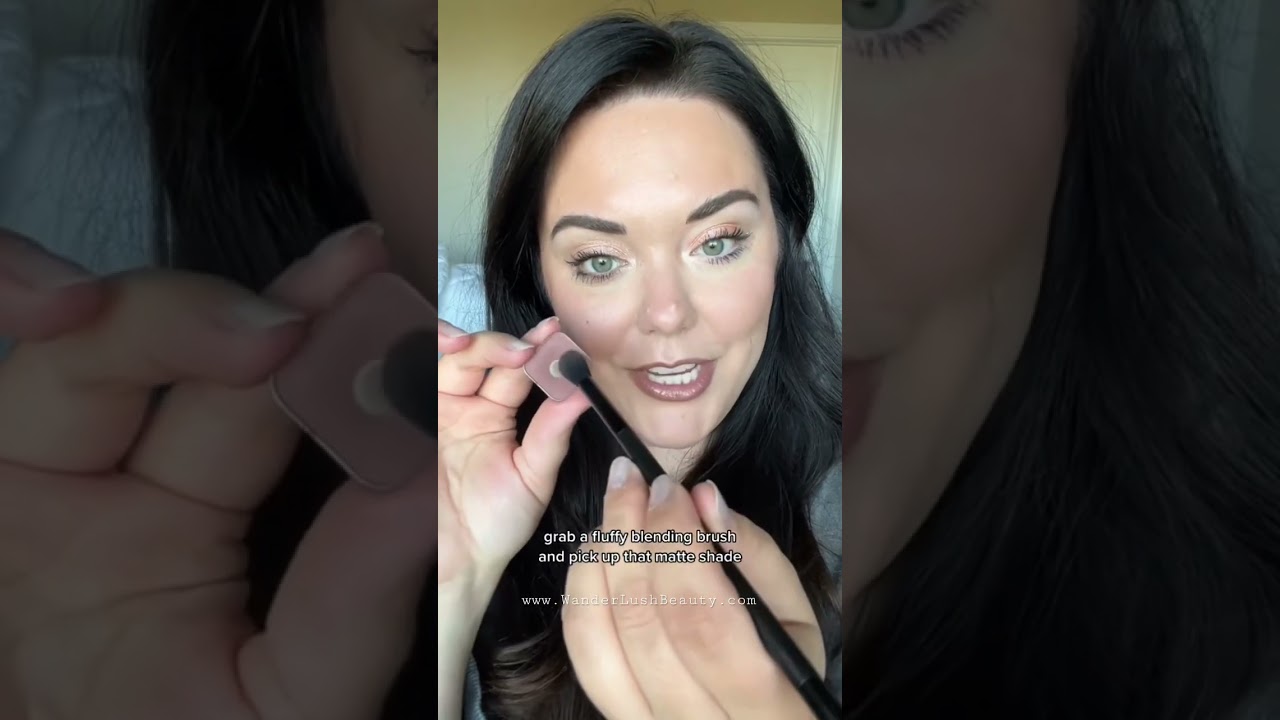 Easy eyeshadow look 🤍 wanderlushbeauty.com #makeupshorts # ...