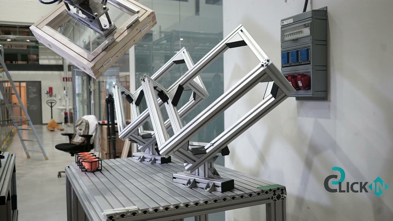 Robotic window instalation - YouTube