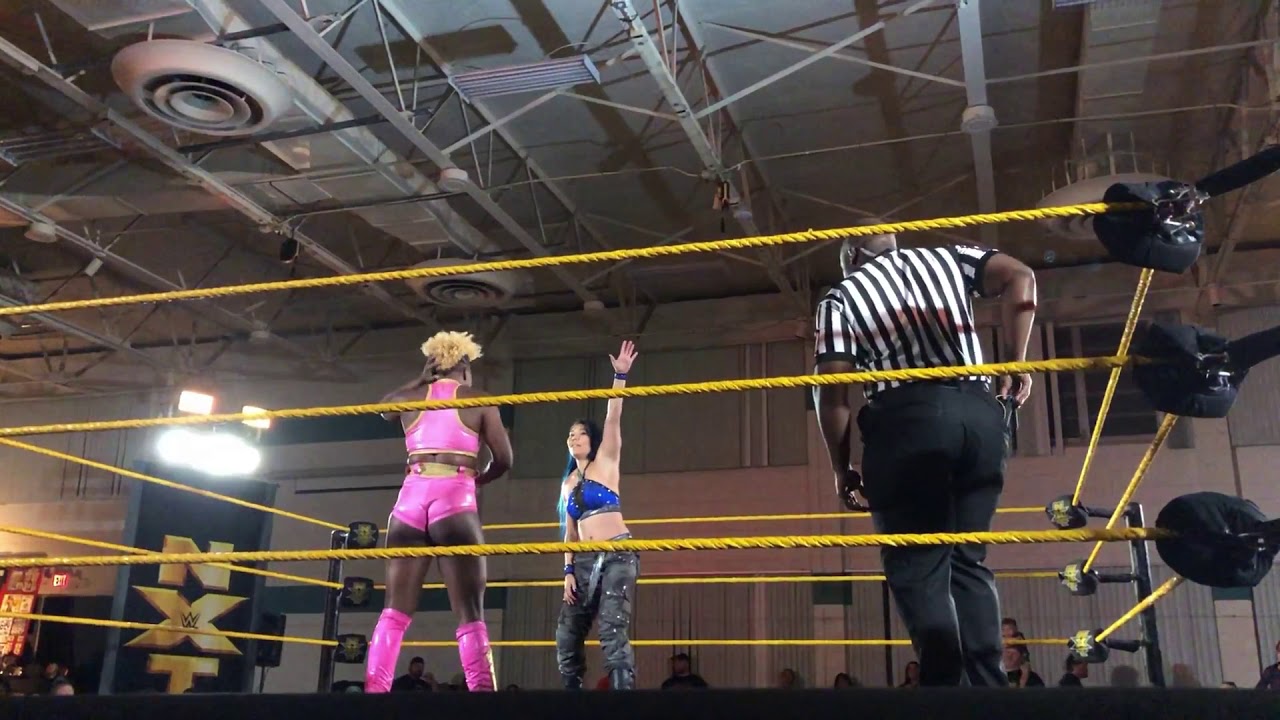 Mia Yim vs. MJ Jenkins - NXT Largo 11/1/2019 - YouTube