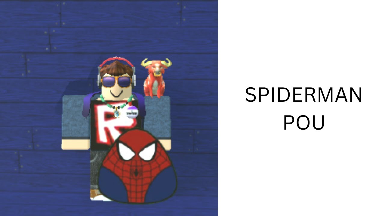 How to get spiderman pou in find the pou roblox - YouTube