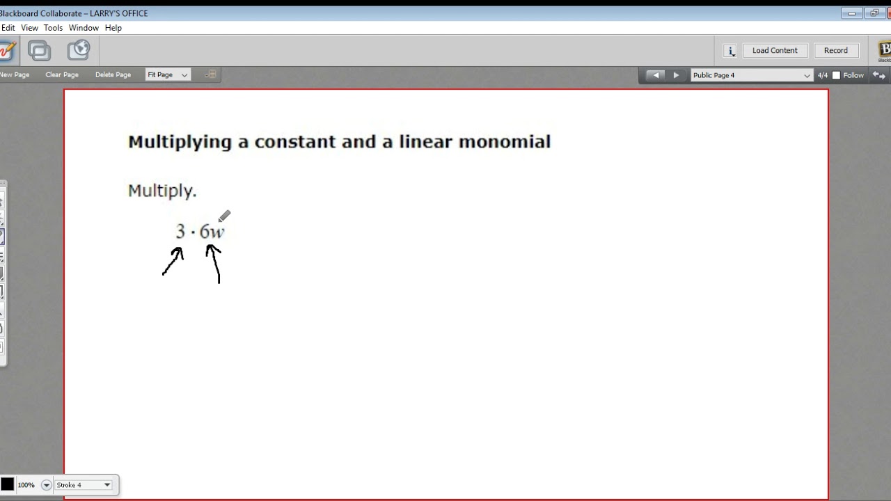 Multiplying a constant by a monomial - YouTube