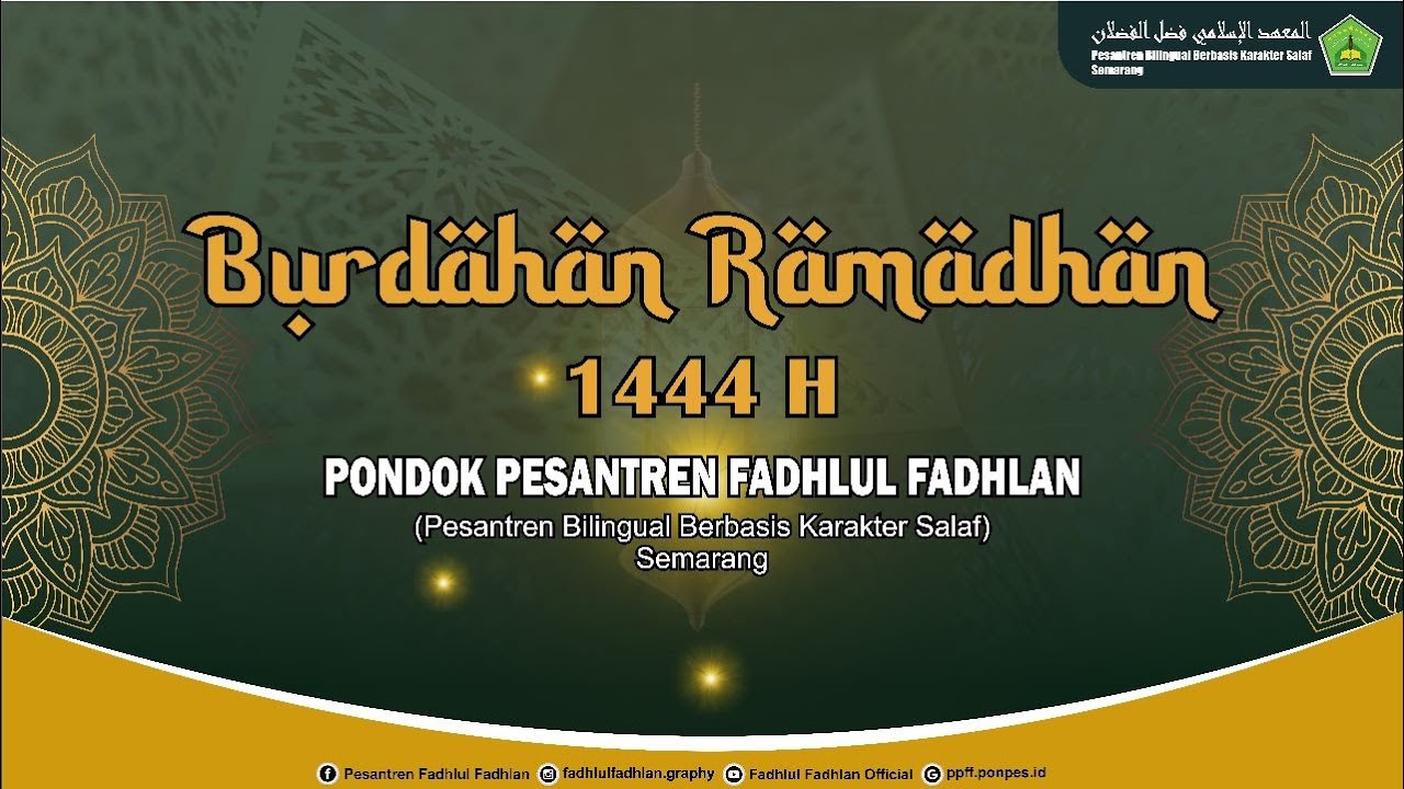 Maulid Burdah Fadhlul Fadhlan - YouTube