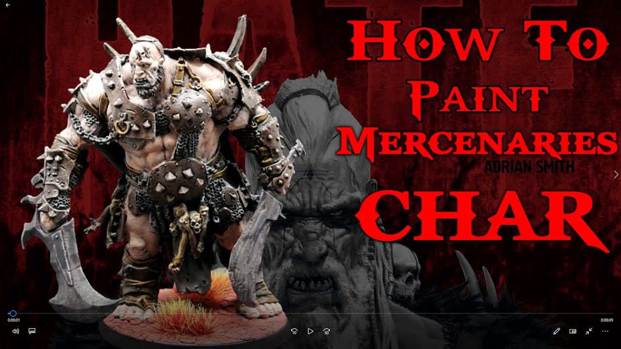 How to Paint Char - HATE Mercenaries - YouTube