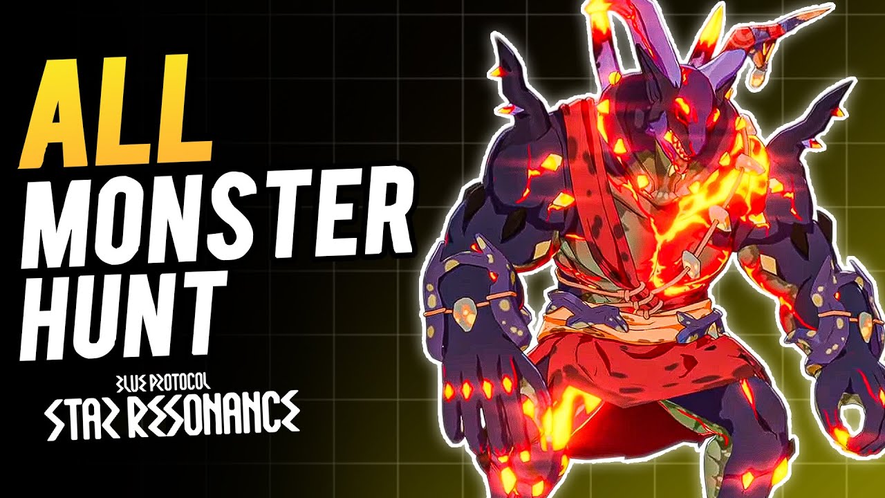 All Monster Hunt (Common, Elite, Boss, Magical Creature ) BPSR | Blue Protocol : Star Resonance ...
