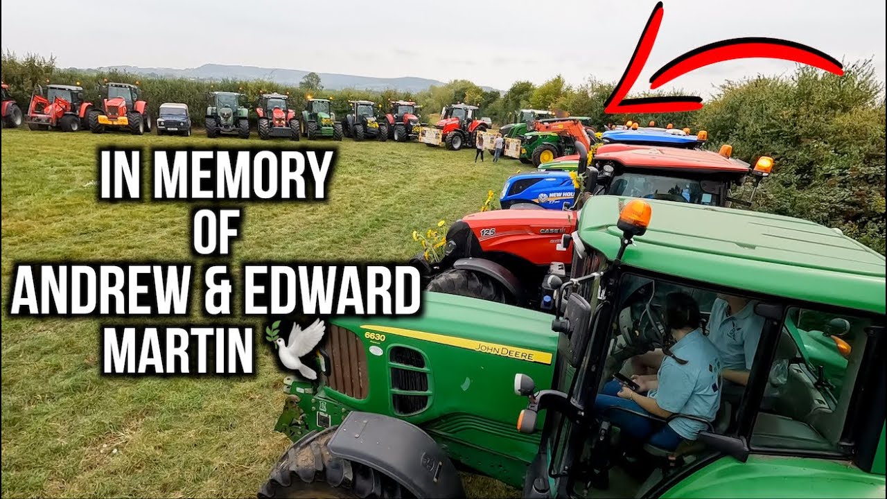 100+ Tractors Meet For A Good Cause - YouTube
