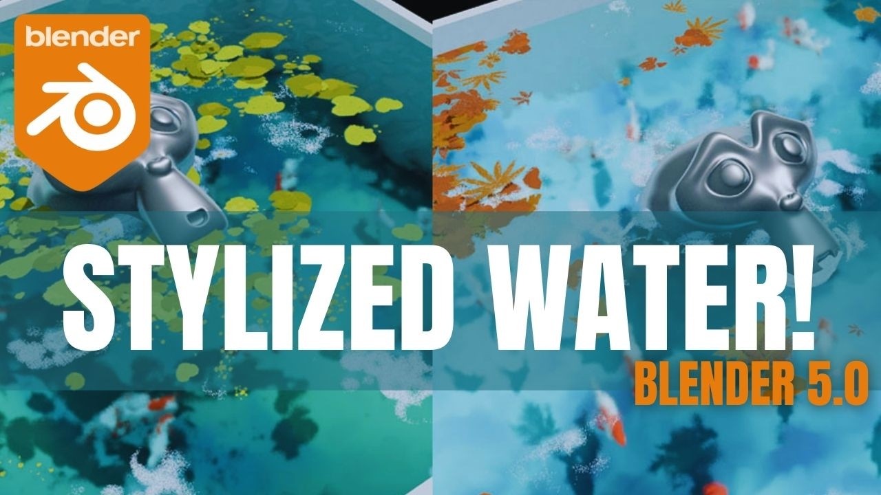 New Blender Addon For Creating Stylized Water - YouTube