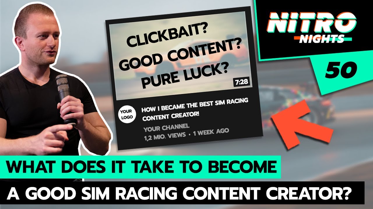 How to become a great sim racing content creator | Nitro Nights Ep. 50 ...
