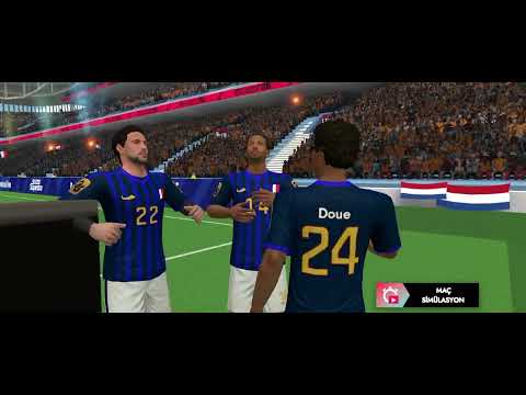 Kupa maçı Fransa vs Hollanda🥶🏆