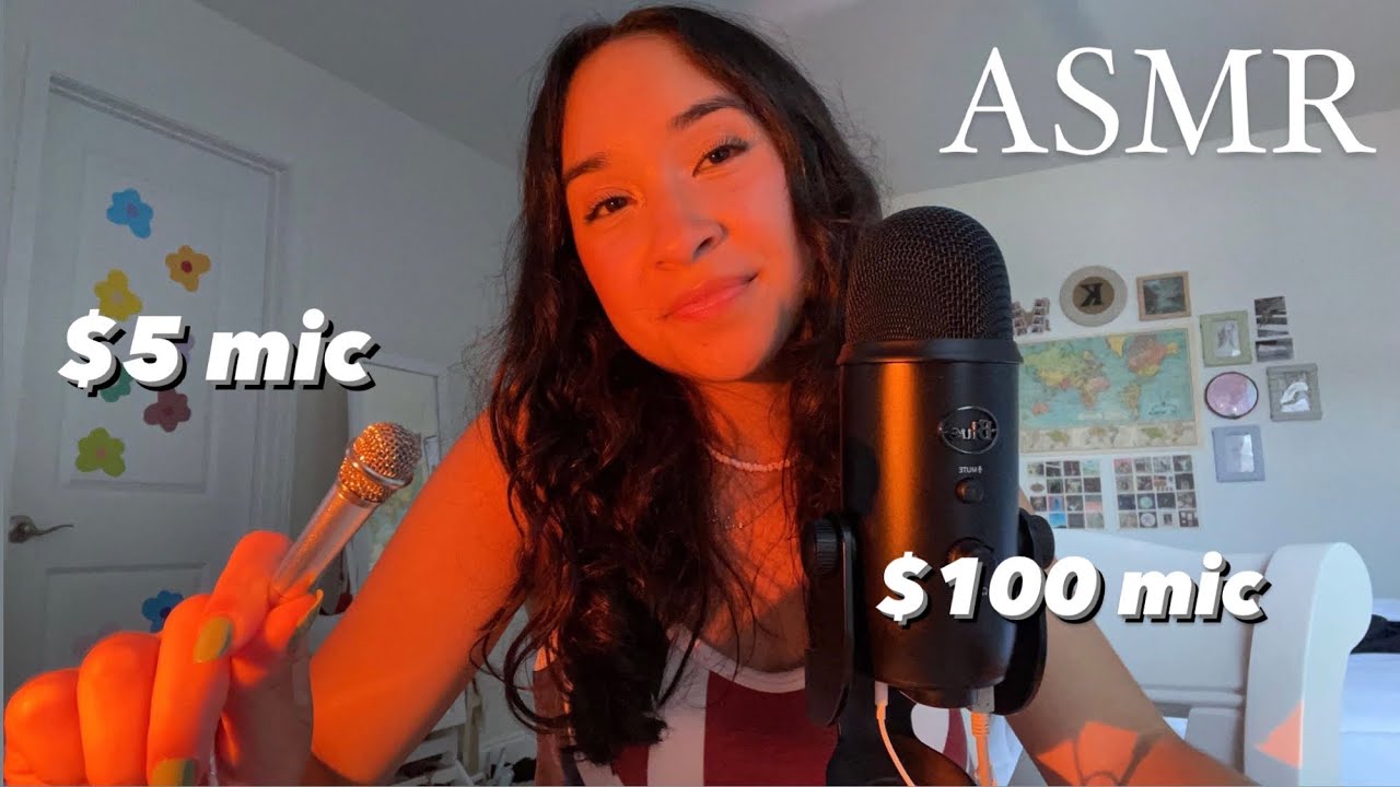 ASMR || $5 mic vs. $100 mic (trigger assortment) - YouTube
