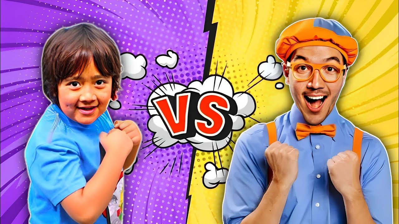 Tag with ryan Vs Blippi world adventure toys Subway running Gameplay ...