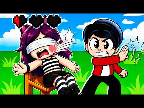 JUGAMOS ENCUENTRA QUIEN TE ABOFETEÓ con MI FAMILIA en ROBLOX | Karim Juega