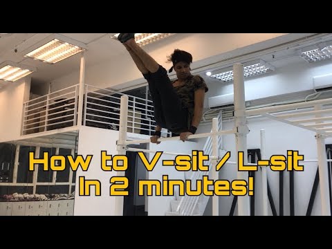 Street Workout - How To V-Sit/L-Sit Muscle Up (intermediate Freestyle ...