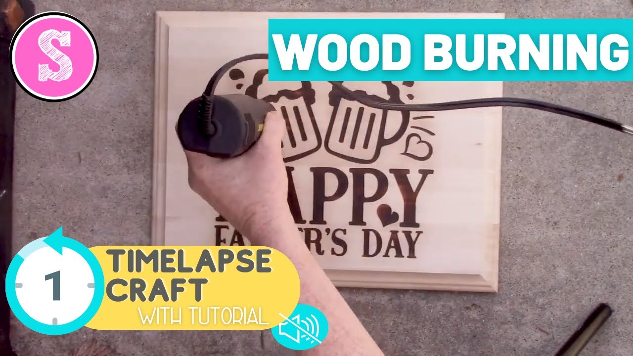 🔥 Wood Burning Sign Tutorial for Beginners (Timelapse with Tutorial ...