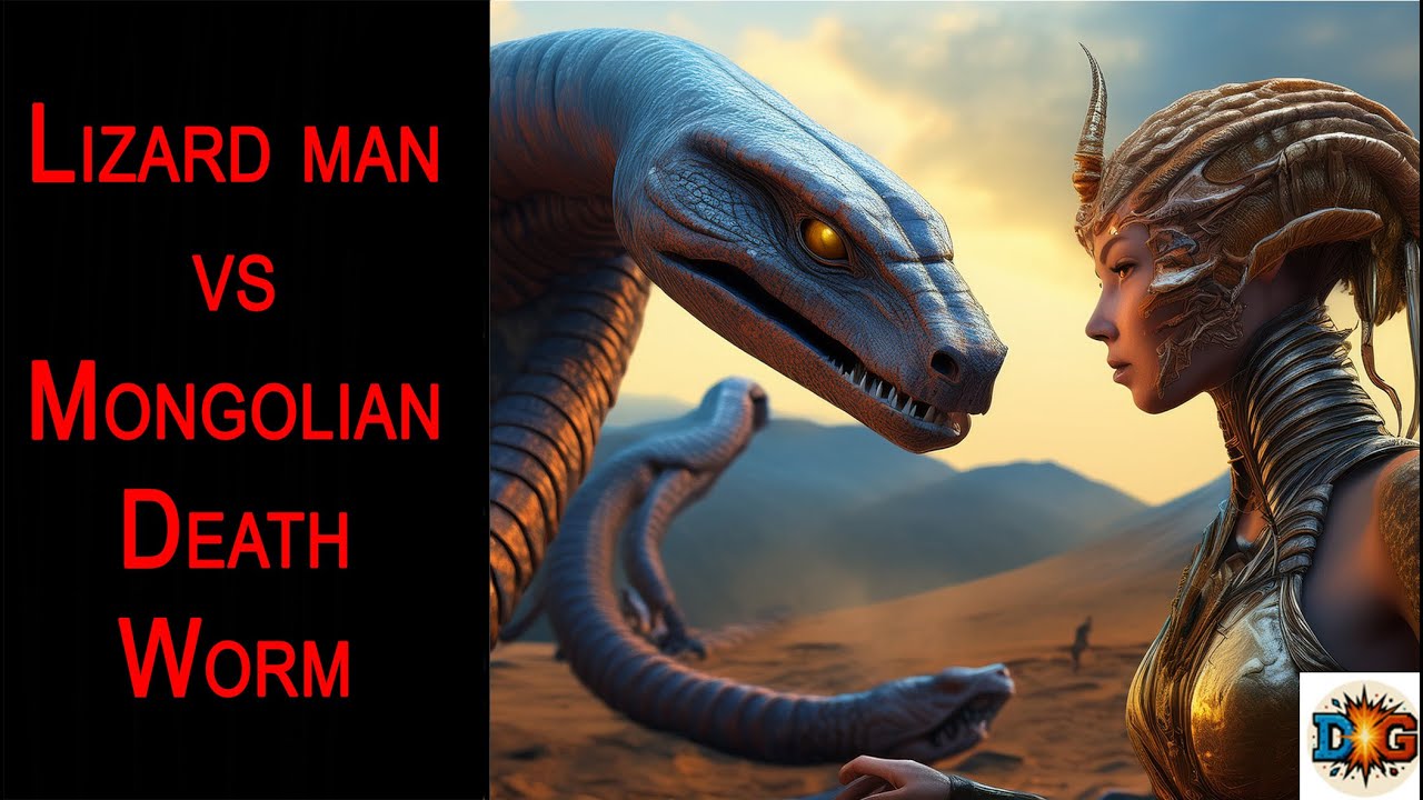Cryptid Showdown: Lizard Man vs Mongolian Death Worm! - YouTube