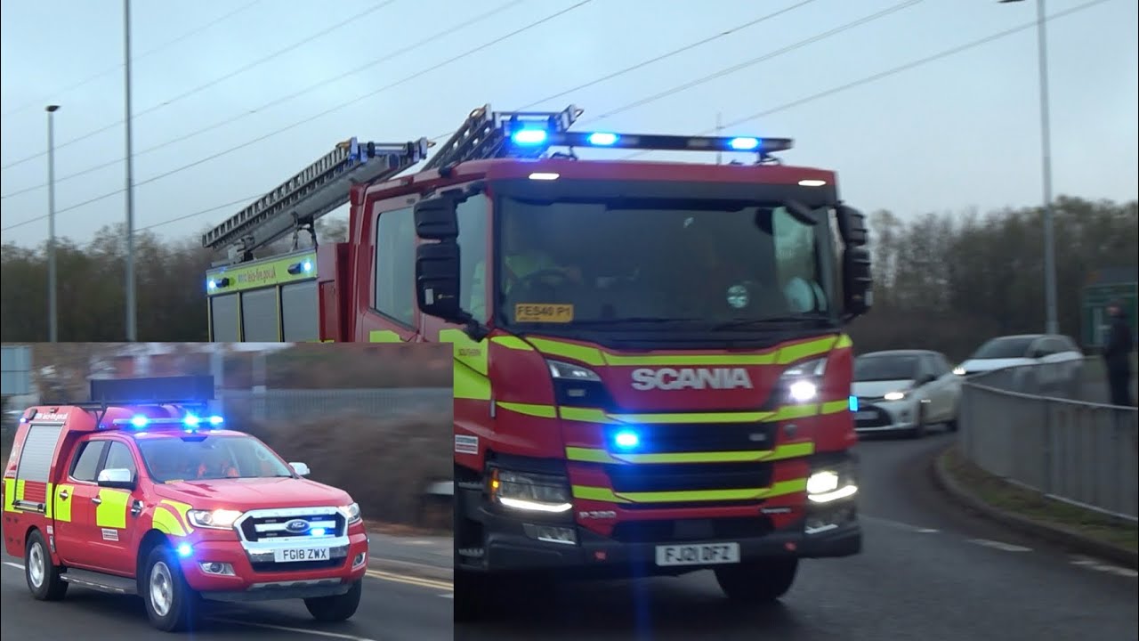 Pump Responding Back To Station To Pick Up Water Rescue Unit ...