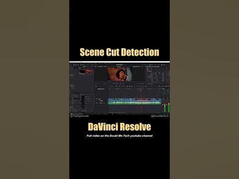 Auto Scene Cut Detection [ DaVinci Resolve Tutorial ] Separately Video to Multiple Clips - YouTube
