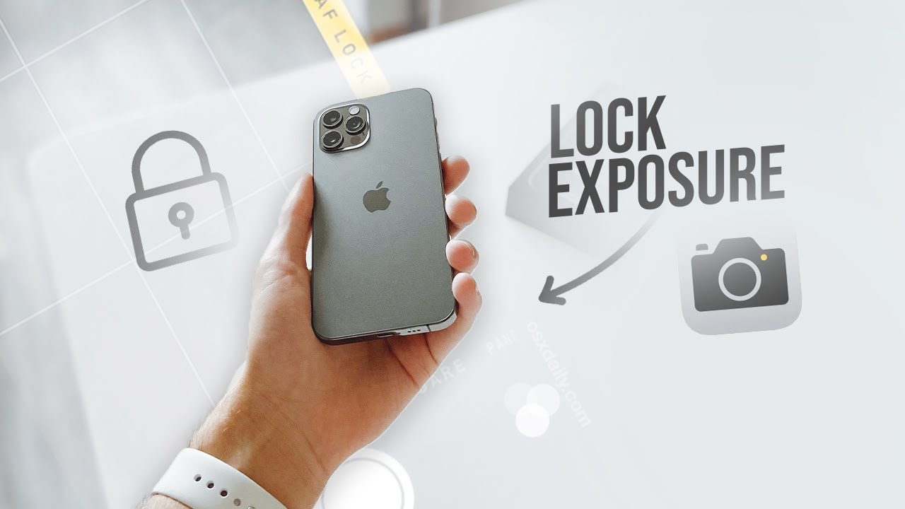 How to Lock the Exposure on iPhone (explained) - YouTube