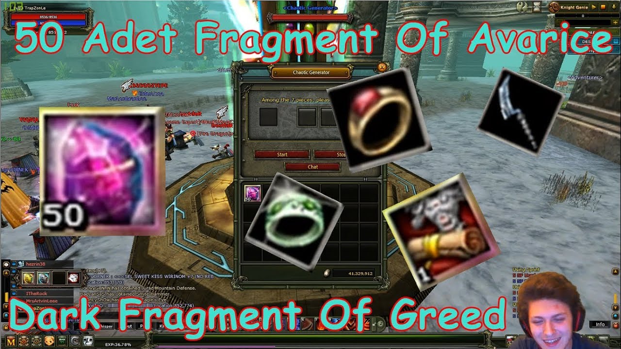 Knight Online 50x Dark Fragment Of Greed (Avarice) Droplar Akıyor ...