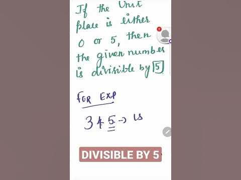 what is divisible by 5 #shorts #youtubeshorts #maths #tricks - YouTube