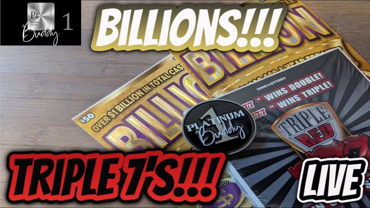 🔴TRIPLE RED SEVENS!🔴BILLIONS!🔴Let's have some fun tonight!🔴Ohio Lottery ...
