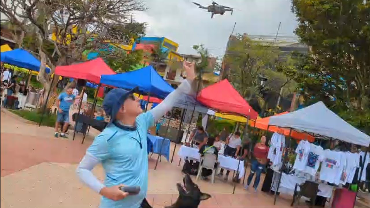 Colombia'25, perro no quiere drone - YouTube