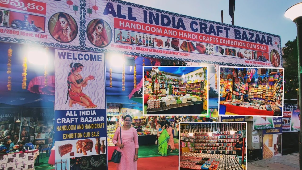 All India Craft Bazaar|Exhibition at kakinada 2023|Handlooms & Handi ...