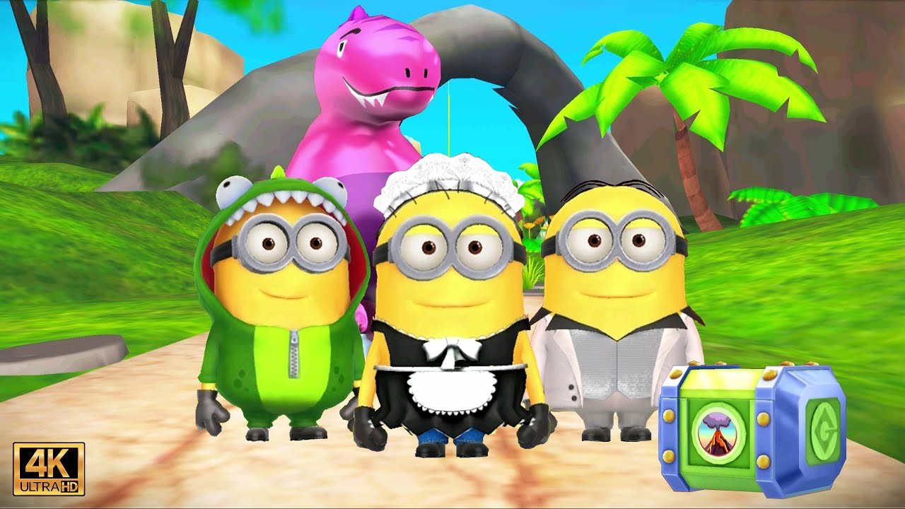 Minion Rush Dino Minion Maid Minion and Disco Minion in Indonesian ...
