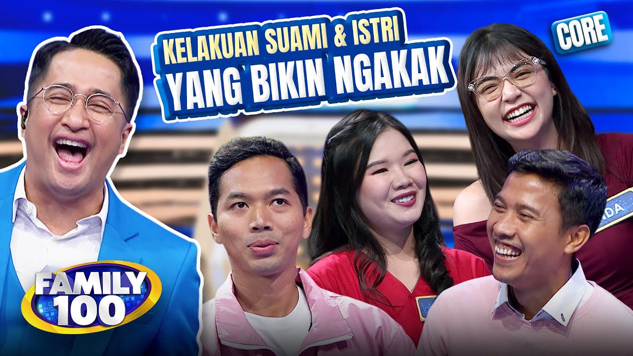 Ini Dia Kelakuan Suami & Istri yang Bikin Ngakak😂 - Family 100 - YouTube