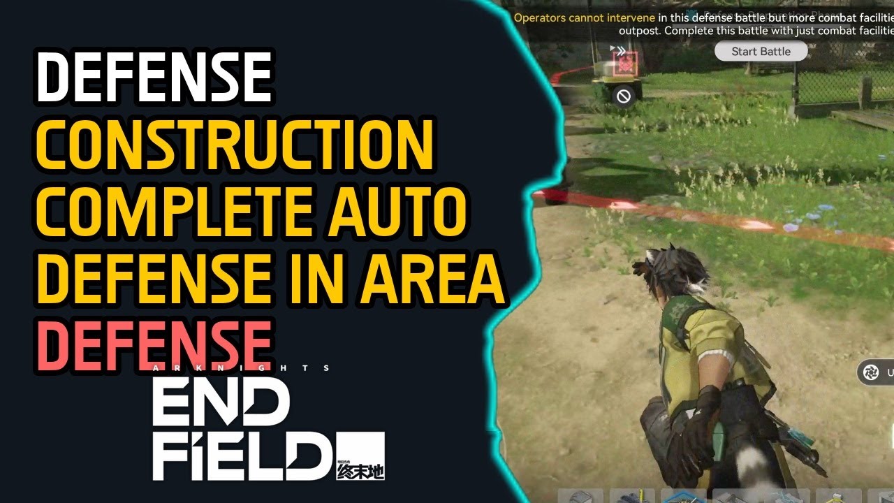 Defense Construction Complete Auto-Defense in Area Defense Arknights ...