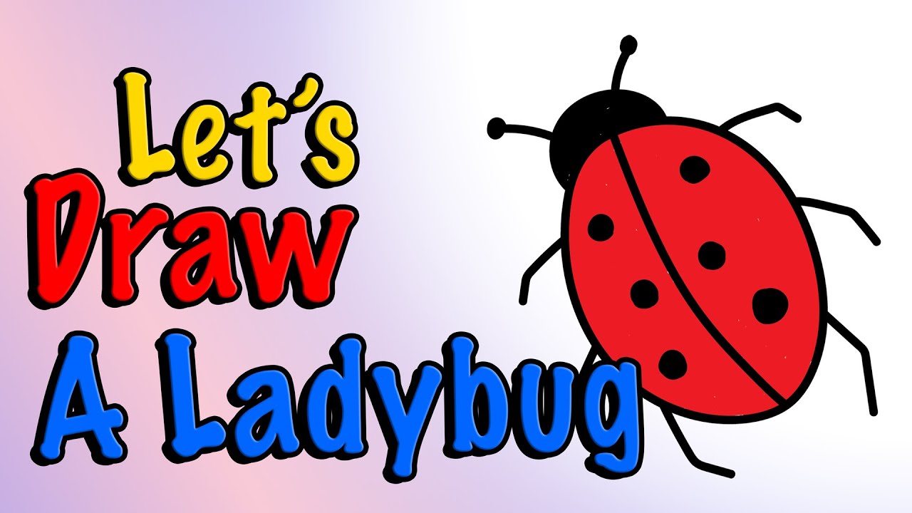 Fun and Easy Drawing for Kids: A #ladybug - YouTube