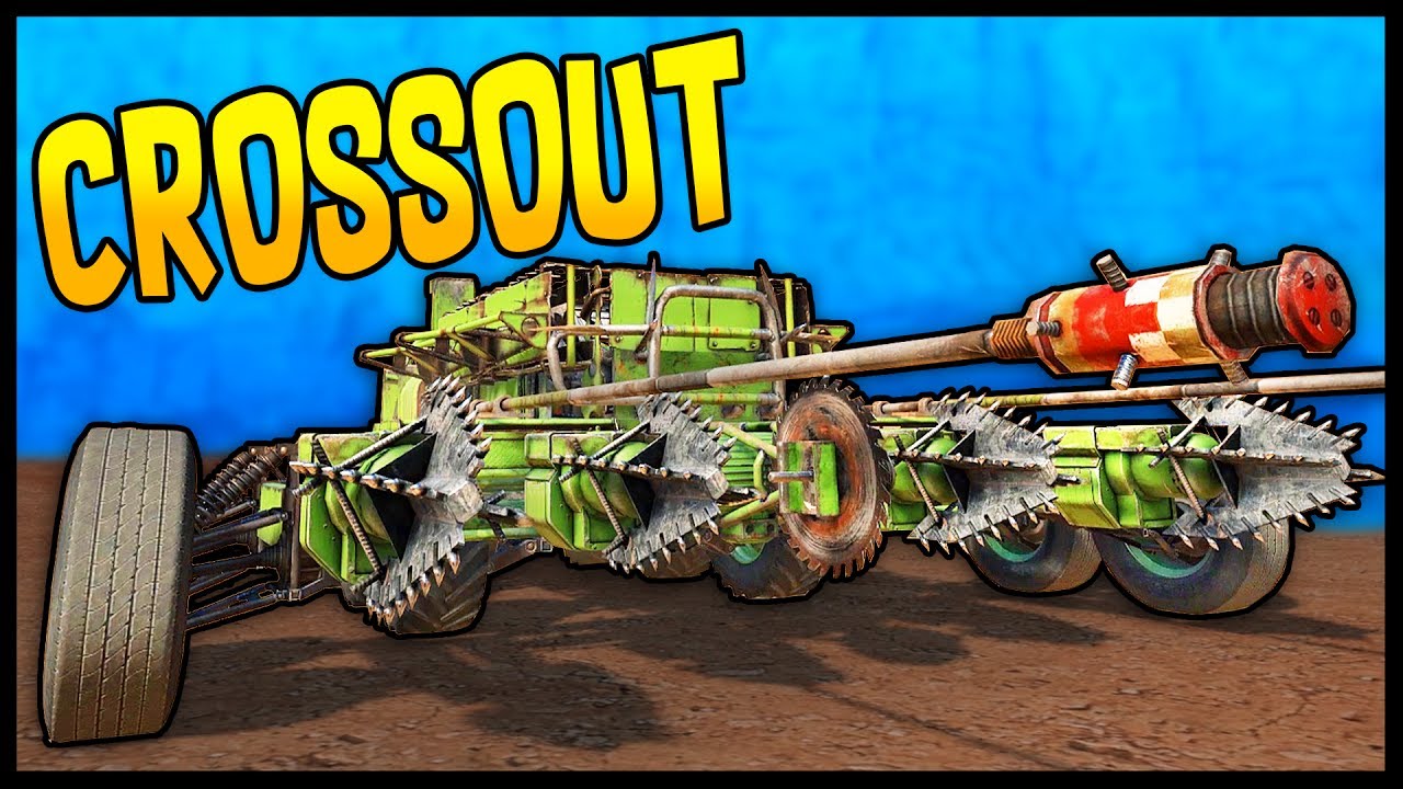 Crossout - KISS OF DESTRUCTION! 4 Augers + 1 Buzzsaw + 2 Explosive ...