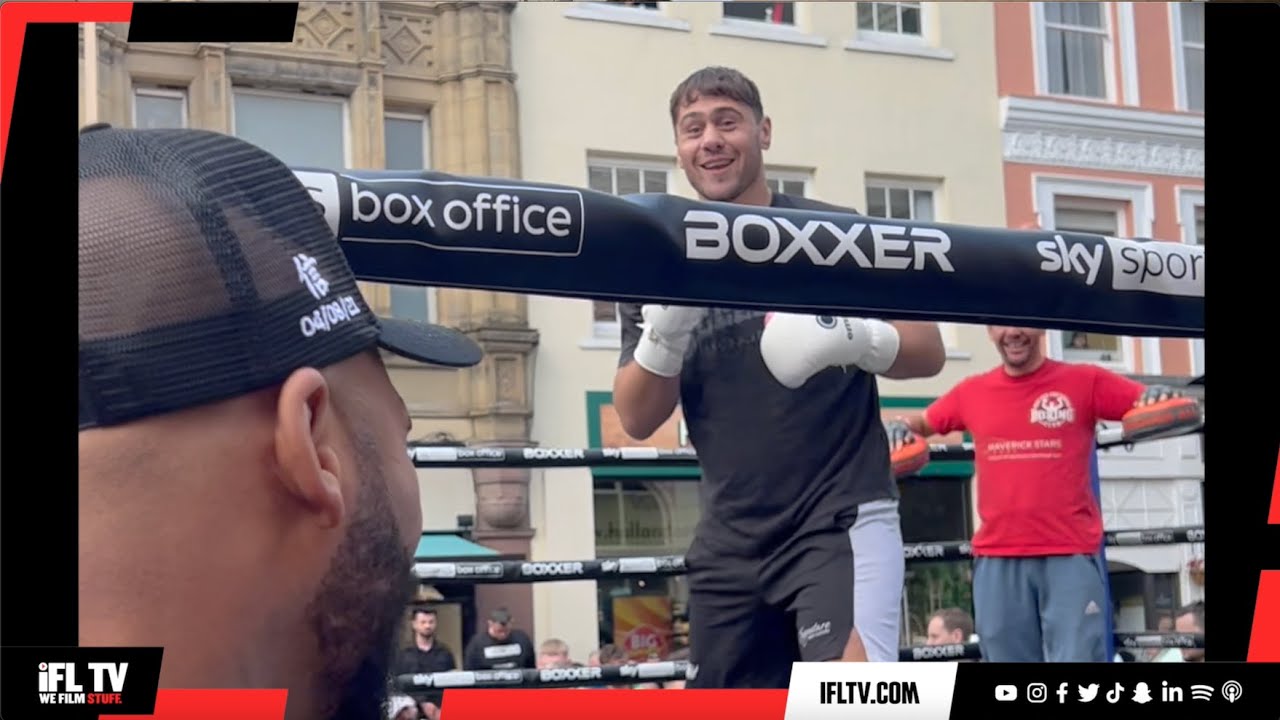 BIG FRAZER CLARKE WITH A CLOSE EYE ON DAVE ALLEN AS THE 'WHITE RHINO ...