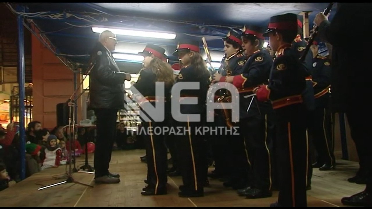 ΦΩΤΑΓΩΓΗΣΗ ΧΡΙΣΤΟΥΓΕΝΝΙΑΤΙΚΟΥ ΔΕΝΤΡΟΥ ΧΑΝΙΩΝ - YouTube
