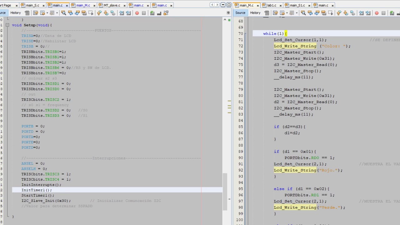 Sensor de color proteus - YouTube