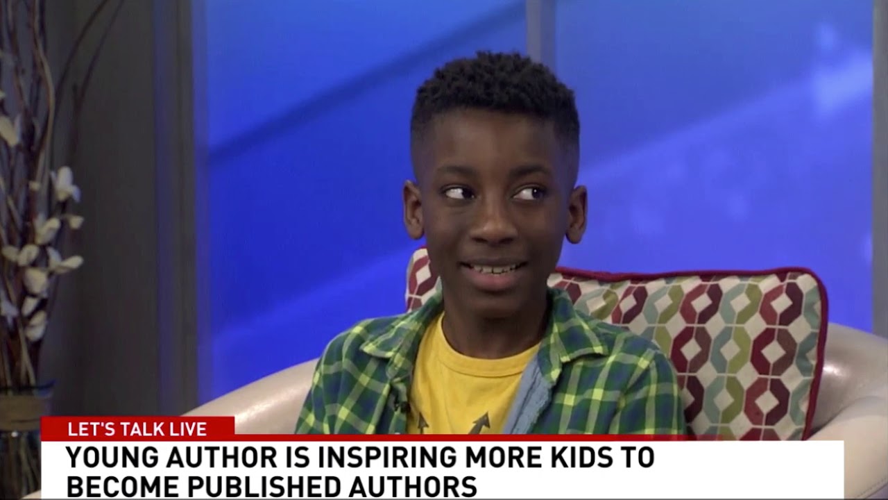 Youth Author Connor Littlejohn inspires other kids to write books - YouTube