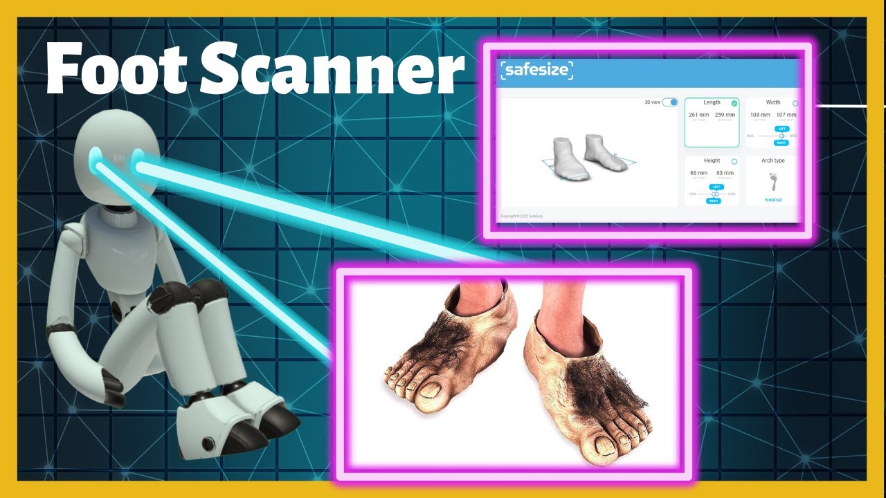 Scaneaza-ti piciorul si afla in cateva minute cat ar trebui sa porti si ...