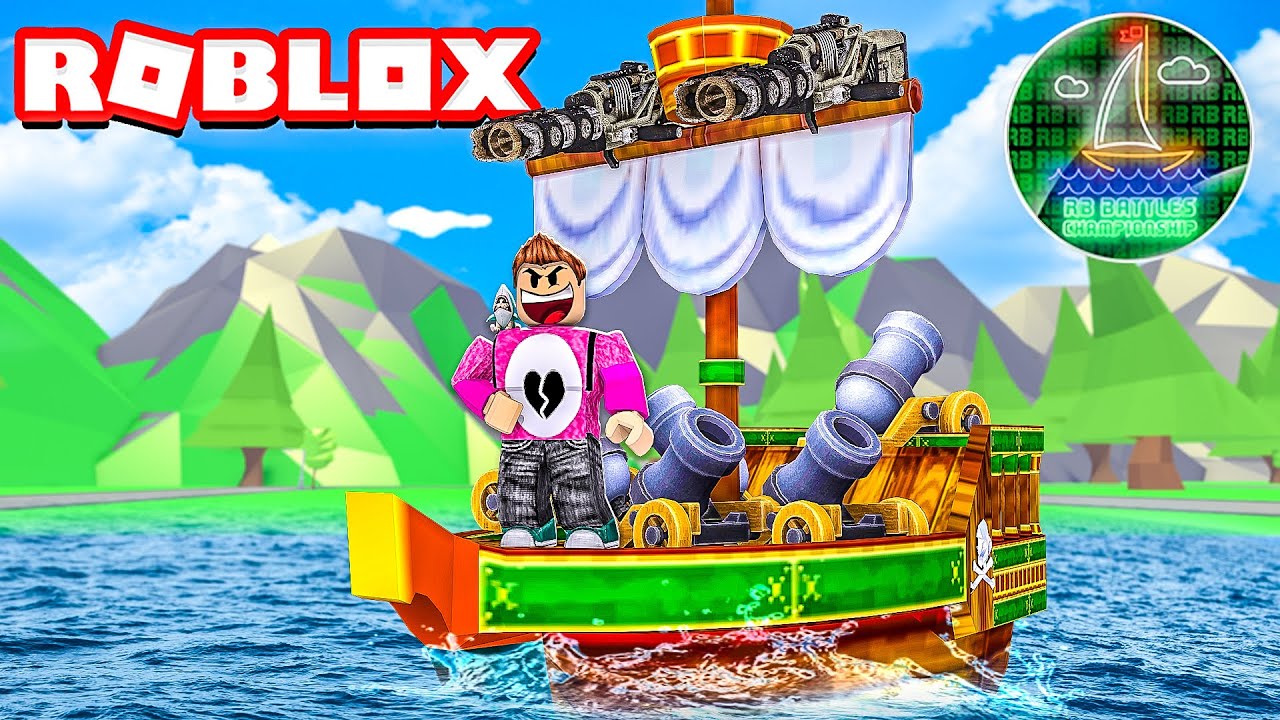 CREO el MEJOR BARCO de ROBLOX RB BATTLES 2 | Build a Boat for Treasure ...