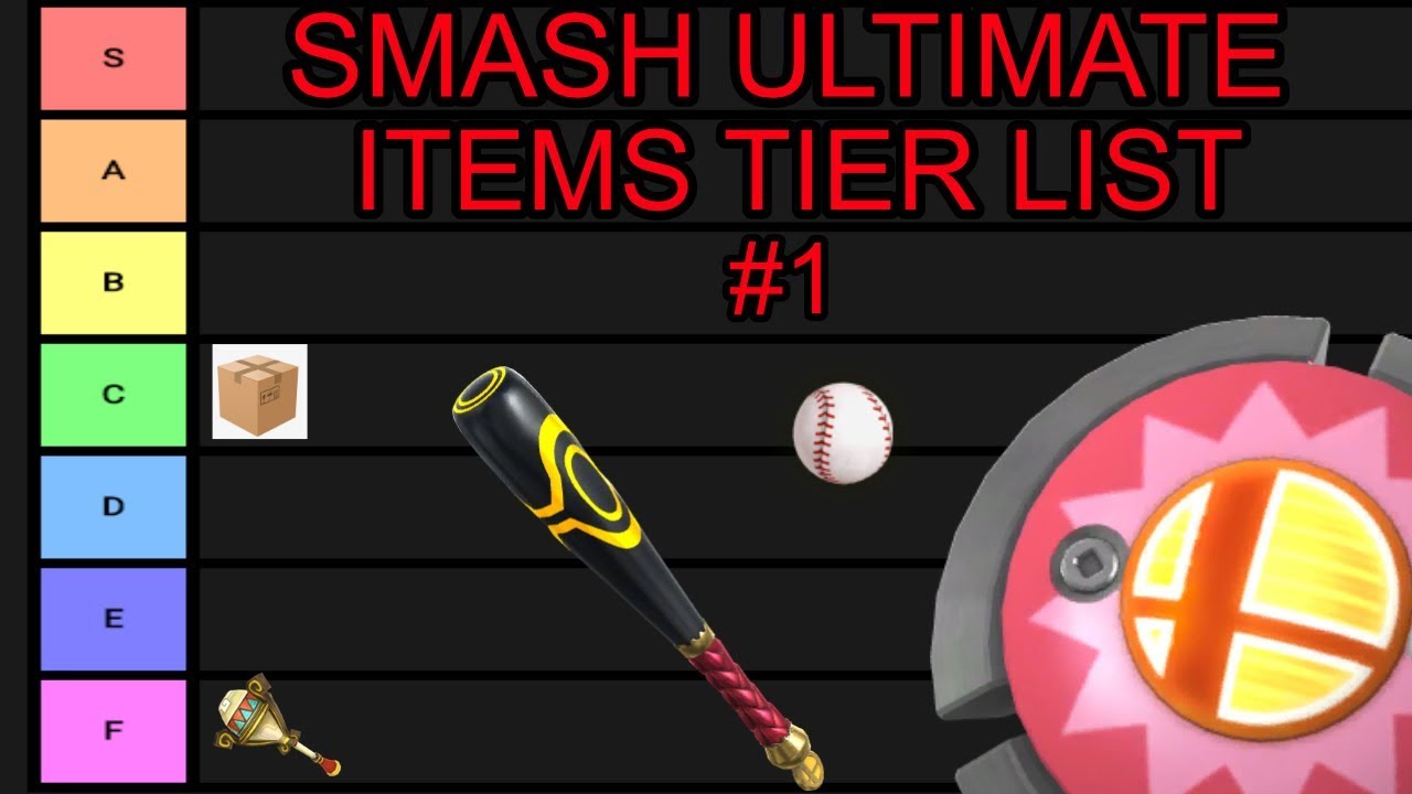 RANKING EVERY SMASH ULTIMATE ITEM - YouTube