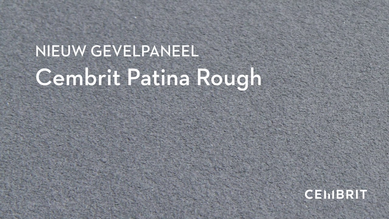 Cembrit Patina Rough | Gevelpaneel in vezelcement - YouTube