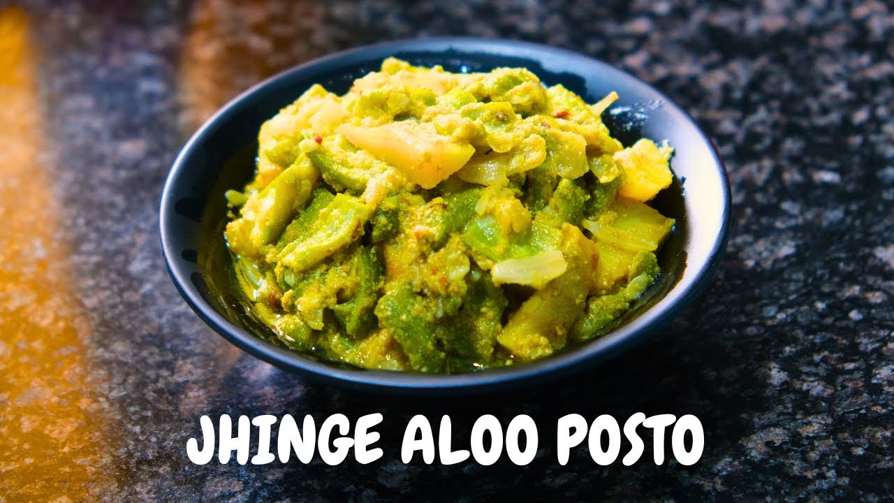 Jhinge Aloo Posto Recipe | Bengali Special Posto Recipe | Namaste ...