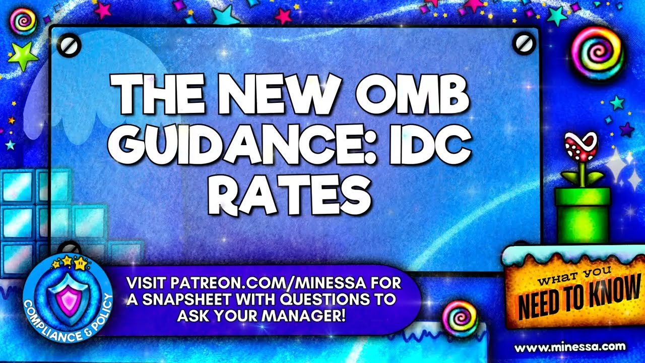The New OMB Guidance: IDC Rates - YouTube