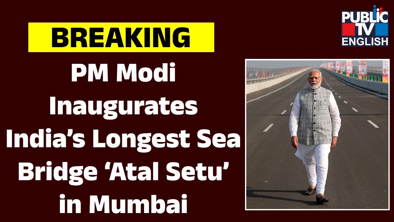 PM Modi Inaugurates India’s Longest Sea Bridge ‘Atal Setu’ In Mumbai ...